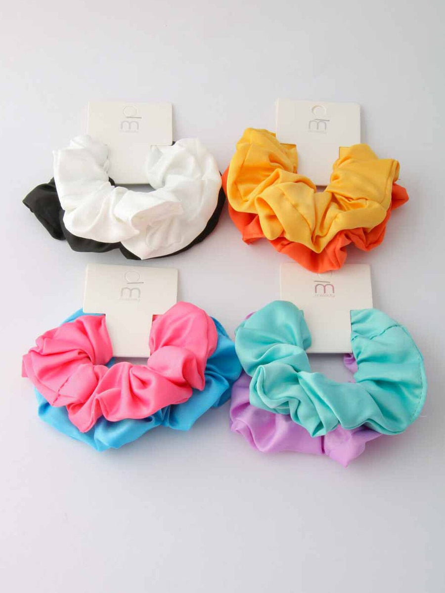 WOMEN'S ASSORTED COLORS HAIR SCRUNCHIES – Wholesalefashiontrends.com