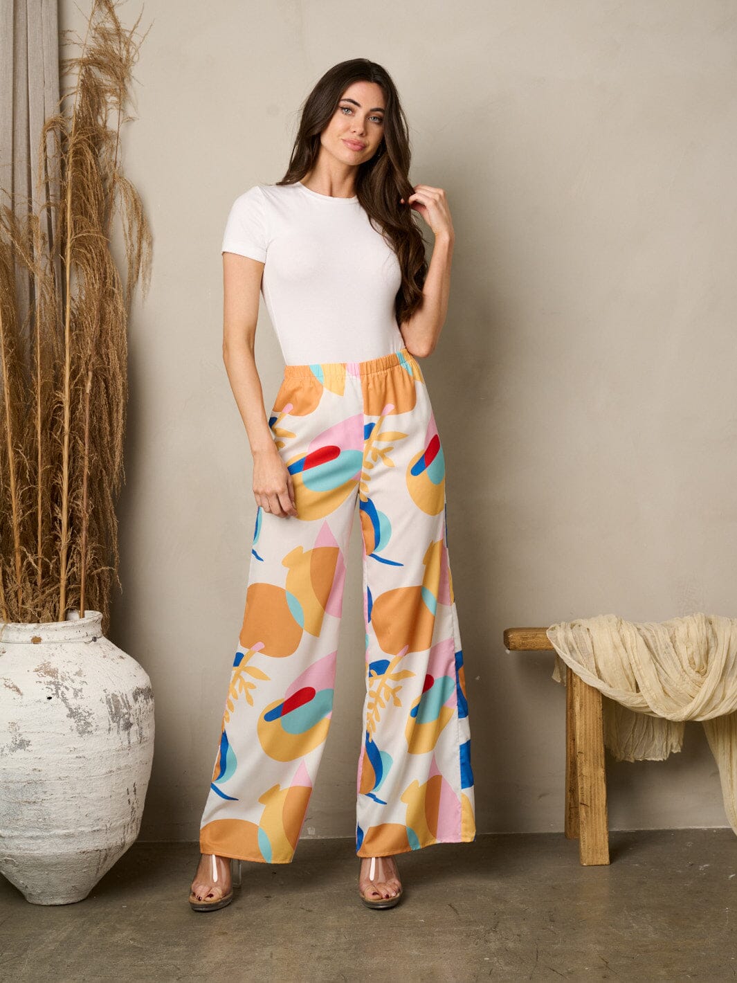 WOMEN'S WIDE LEG MULTI COLOR PANTS – Wholesalefashiontrends.com