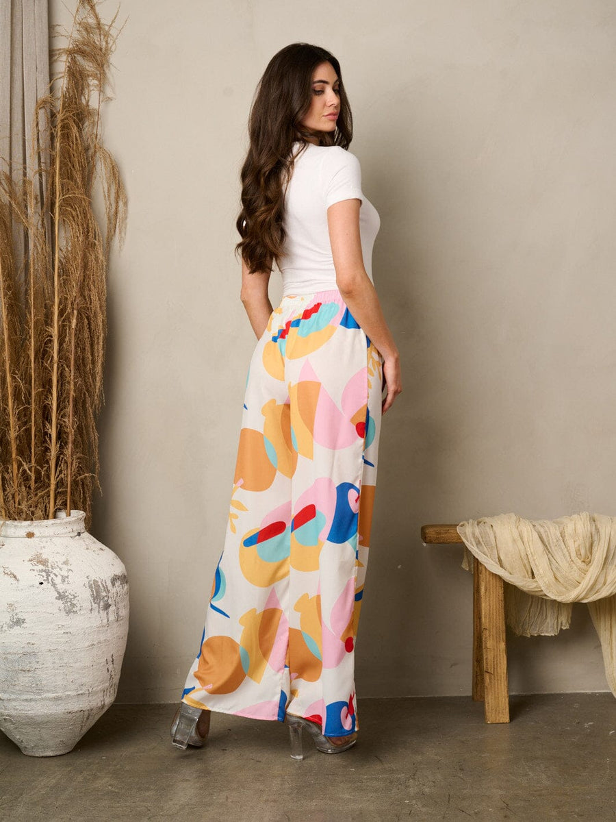 WOMEN'S WIDE LEG MULTI COLOR PANTS – Wholesalefashiontrends.com
