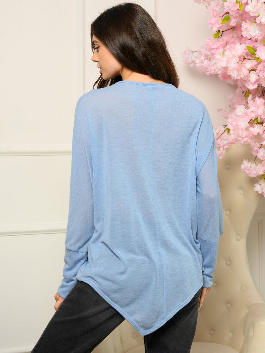 WOMEN'S LONG SLEEVE V CUT TOP – Wholesalefashiontrends.com